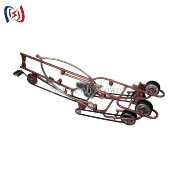 Quality 1kN Aluminum Sheave Inspection Trolley For Transmission Line Maintenance for sale