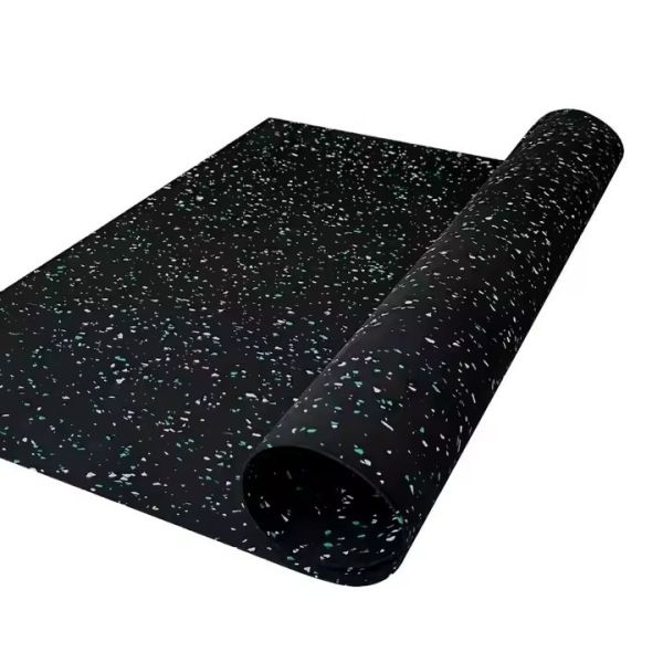 Quality EPDM Rubber Floor Rolls 1220X10mm Waterproof Rubber Mat Roll Grey for sale
