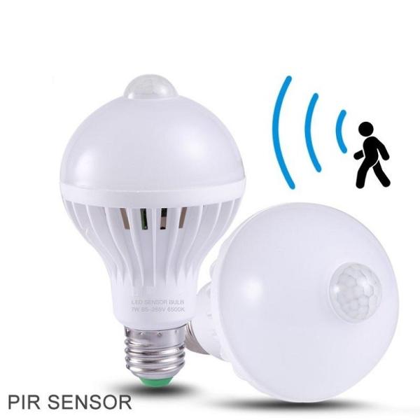Quality Motion Sensor Lamp High Lumen LED Induction Bulb 5w 7w 9w 12w 15w for Indoor for sale