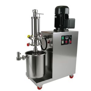 Quality 0.55 KW Power Vacuum Homogenizing Emulsifier 2800 Homogenizer Speed and Electric for sale