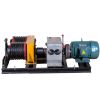 china Safe 5 Ton Double Drum Electric Cable Pulling Winch Machine for Power Constructi