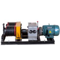 Quality Safe 5 Ton Double Drum Electric Cable Pulling Winch Machine for Power Constructi for sale