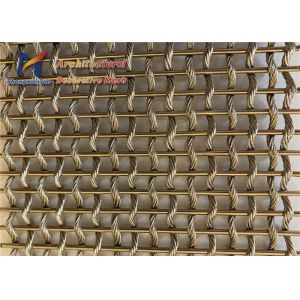 Quality Titanium Coated Architectural Cable Mesh 2.5mm Stainless Steel 201 for sale