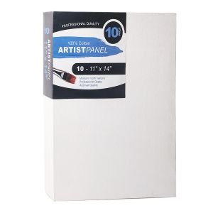 Quality Pre Primed Blank Canvas Panels Art Supplies Cradled 100% Cotton Paint Canvas for sale