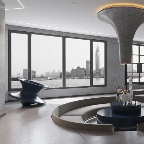 Quality 80mm Width Aluminum Sliding Glass Windows Perfect For Horizontal Opening Pattern for sale