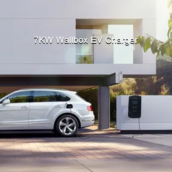 Quality CE Outdoor Home 7KW AC Wall Box EV Charger Cable 5M IP65 	IEC 61851 for sale