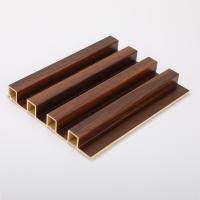 Quality Decorate Your Walls with Slat Interiored Nano PVC Wood Effect Indoor Fluted Wall for sale