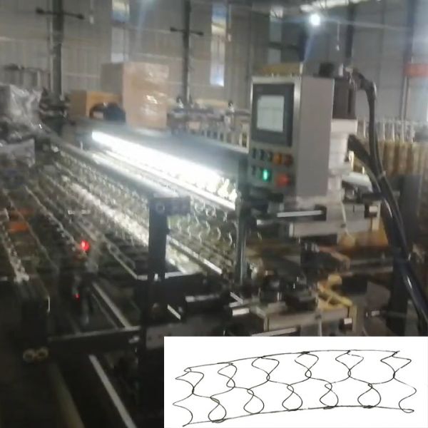 Quality Wire Drawing Conjoined Coiling Spring Mattress Making Machine Spring Height for sale