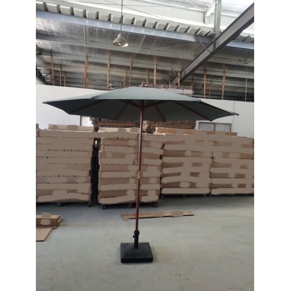 Quality Stable Structure Wooden Umbrella with Pongee Panel Material and 2.5m Open for sale