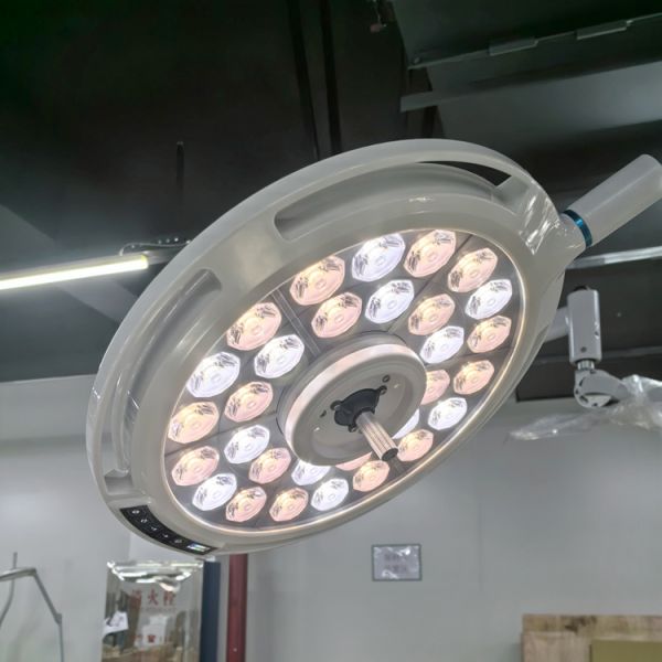 Quality Dual-Head LED Surgical Lamp Ceiling-Mounted Operating Room Light for sale