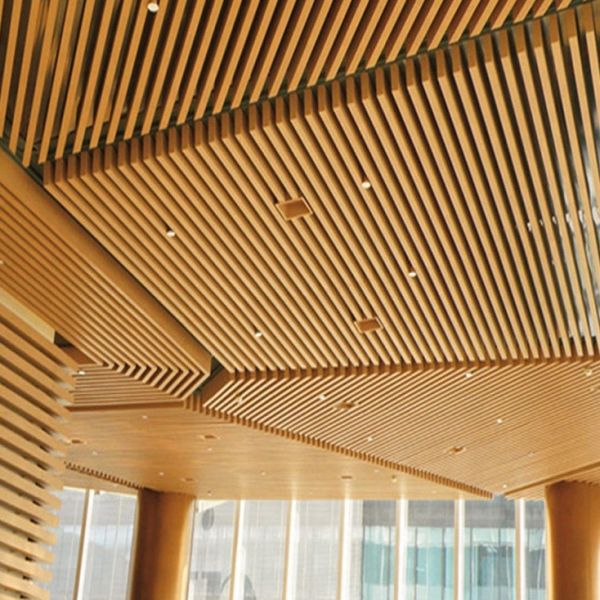 Quality Box Baffle Metal Ceiling Tiles In 6000mm for sale