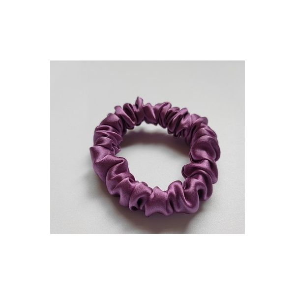 Quality 100 Pure 22mm Mulberry Silk Scrunchies Double Sided Curly Hair Decoration for sale