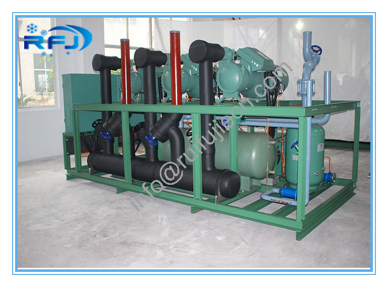 Quality High Temperature Air Cooled Condensing Unit For Blast Freezer , Three Screw for sale