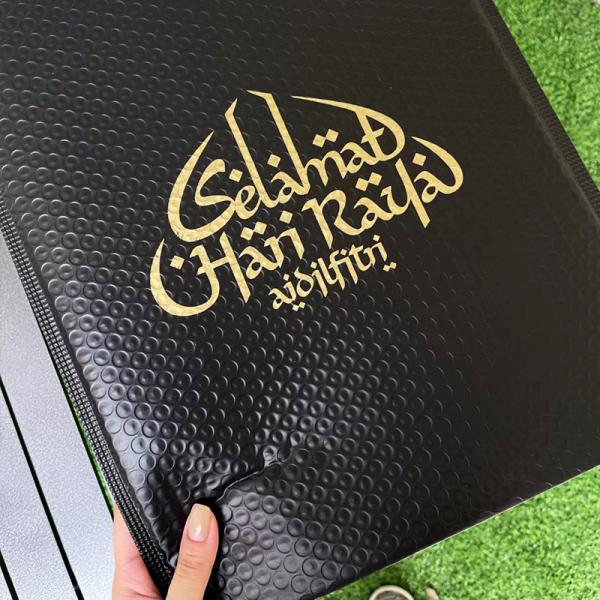 Quality 140gsm Padded Poly Mailers Silk Screen Printing For Secure Packaging for sale