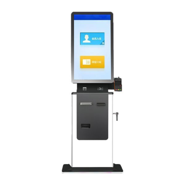 Quality 32 Inch Touch Screen Multi Function Kiosk With Pass Port Scanning ID Card Scan for sale