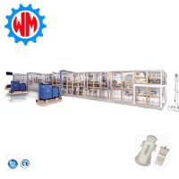 Quality 2025 New High Efficiency Sanitary Pad Making Machine with Engineers Oversea for sale