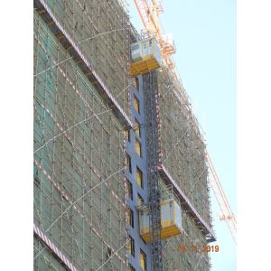 Quality FC Control Motors 2 Ton Construction Material Hoist for sale