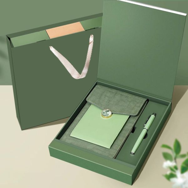 Quality 3D Color Clasp Customization Notebook Multi-Pocket Design Gift Box Pen Thermos for sale