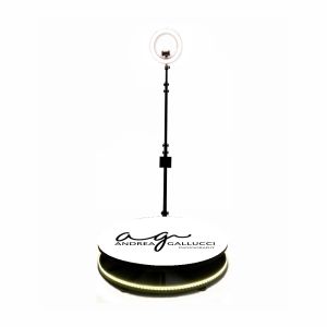 Quality Slow Motion 360 Video Photo Booth Station Adjustable Automatic Spin for sale