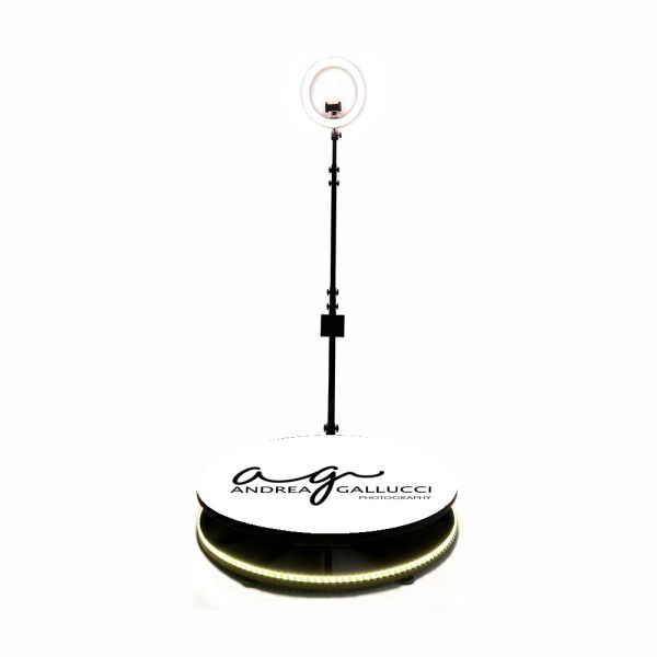 Quality Slow Motion 360 Video Photo Booth Station Adjustable Automatic Spin for sale