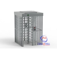Quality QR Code Nfc Reader Pedestrian single security turnstile gate with roof For for sale