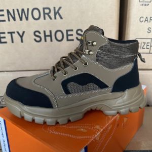 Quality Unisex Warehouse Steel Toe Boots Anti Slip Industrial Work Boots for sale