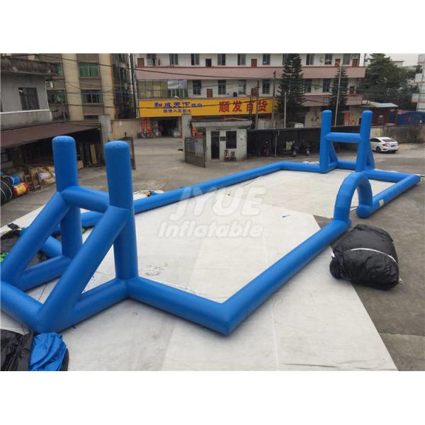 Quality EN14960 PVC Inflatable Football Game Giant Inflatable Soccer Field Rental for sale
