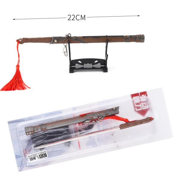 Quality The Untamed Automatic Eject Sword Keychain Zinc Alloy Mini Sword for sale