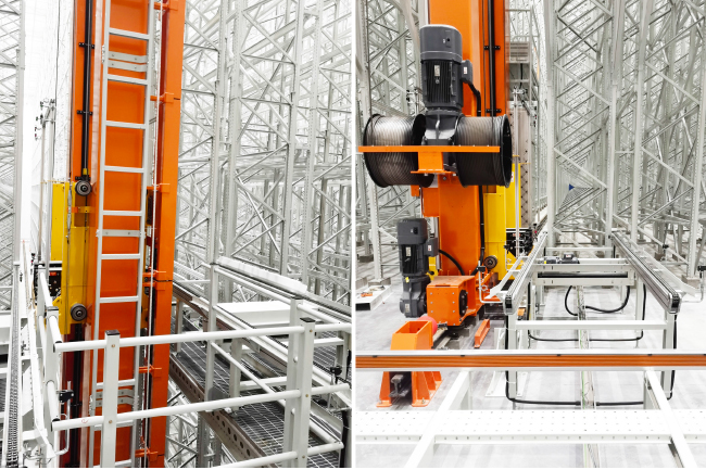 Cold Storage Warehouse Pallet Stacker Crane ASRS Logistics Center Automatic Storage And Retrieval System