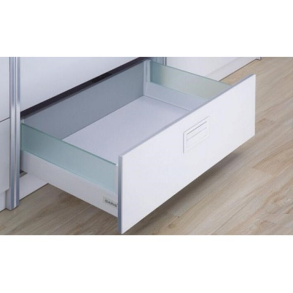 Quality Glass Side Panel Bedroom Tandembox Drawer Systems , Twin Wall Inset Drawers for sale