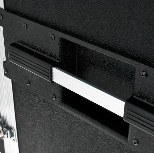 Quality 2 Carry Handles 19 Inch Rack Case ABS 12U Twist Locks x 4 for sale