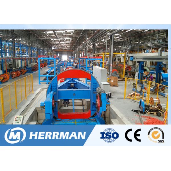 Quality 96pcs Wire Drum Twister Type HV Armoured Cable Machine for sale