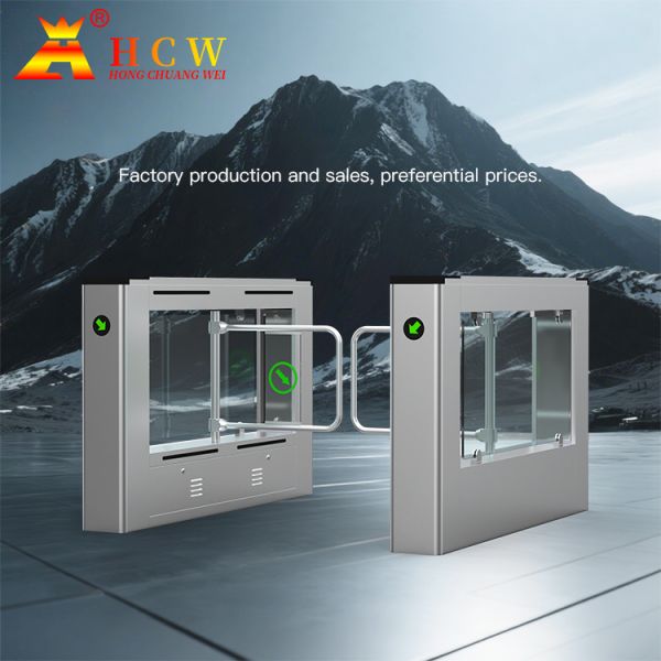 Quality HCW 510mm Width Swing Automatic Gate Bidirectional Turnstile Entry Systems for sale