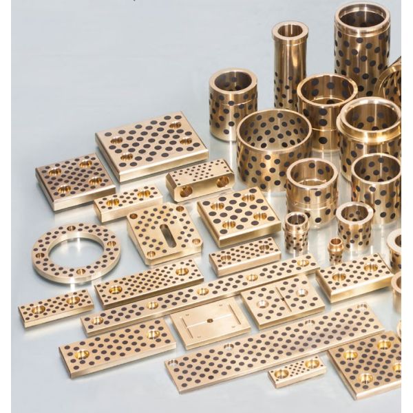Quality Cam Slide Bearings | Bronze Bushing With Graphite Plugs Guide Die Bushes for sale