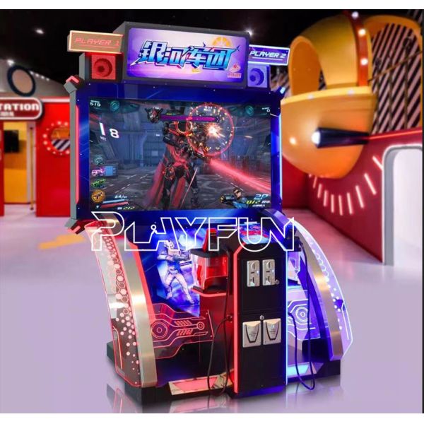 Quality Playfun Arcade shooting video game galaxy legion ticket redemption game machine for sale