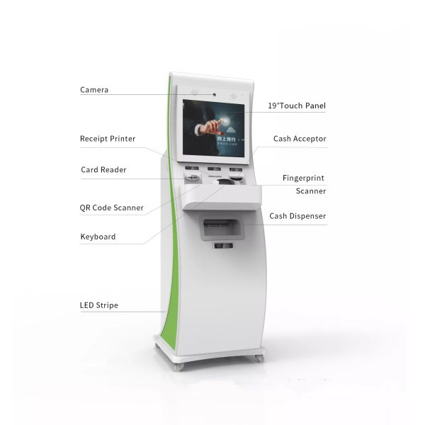 Quality BTC Vending Redeem ATM Cash Payment Machine Cryptocurrency Send Receive System for sale