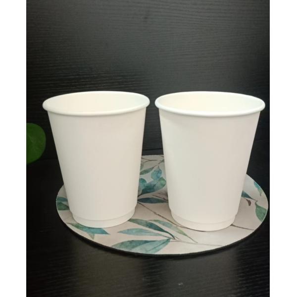 Quality Disposable 12oz 300g 18PE 250 Double Wall Paper Cups 2.5oz-22oz Customized for sale