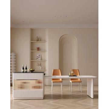 Rock Plate Hotel Restaurant Furniture Creative Dining Table Set