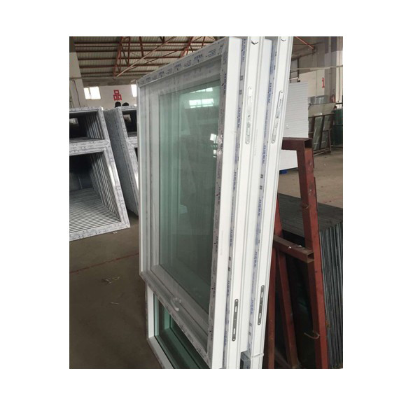 Quality Residential White UPVC Awning Window 32x14 For Basement for sale