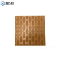 Quality Brown Patterned Glass Shinerising 3mm 5mm 1830*2440new Technology Style Glass for sale