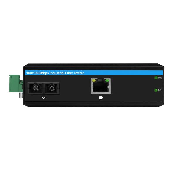 Quality 40KM Gigabit Ethernet Media Converter SC Fiber Singlmode Unmanaged Rugged Case for sale