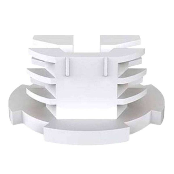 Quality DYP28-03 Lean Pipe Fittings Aluminum Extrusion Tube End Cover T Slot Frame Insert for sale
