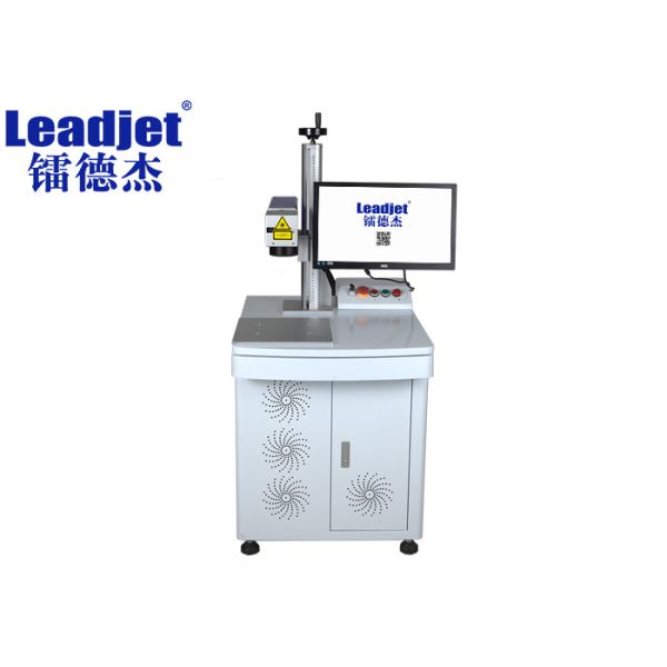 Quality Industrial 20W Fiber Laser Marking Machine Printer For Non Mental / Plastic for sale