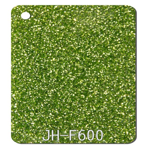 Quality Grass Green Sparkle Acrylic Sheet 3mm 4x8 Plexiglass Sheets Cut To Size for sale
