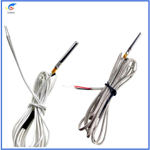 Quality Customized Automotive Grade PT100 Temperature Sensor 500C Three-Wire Thermocoupl for sale