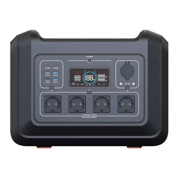 Quality 2400w Portable Rechargeable Power Station for Outdoor Camping and Quick Charge Support for sale