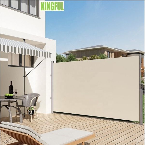 Quality Outdoor Retractable Side Awning 63x118 inches with Manual Operation 100% for sale