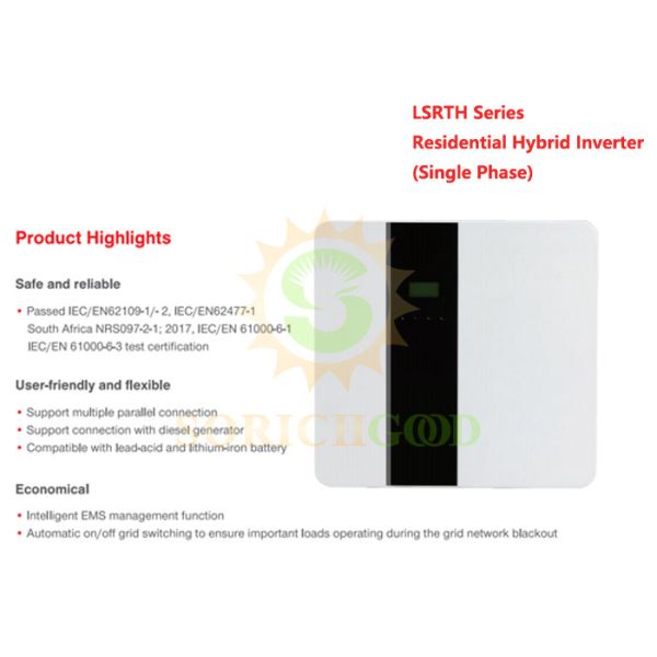 Quality Backup Power Solutions LSRTH Series Hybrid Inverters For Essential Electrical Loads for sale