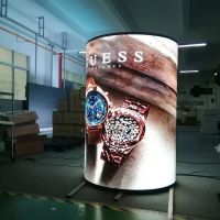 Quality Lionled P3 Indoor Flexible Led Display Screen With Cylindrical Shape for sale