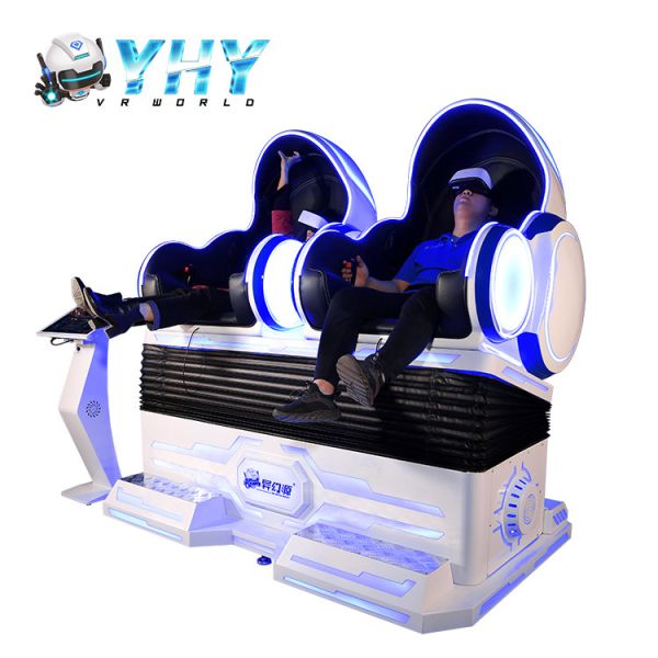 Quality Interactive VR Egg Chair All In One 9D Virtual Reality Gaming Chair For 2 Players for sale